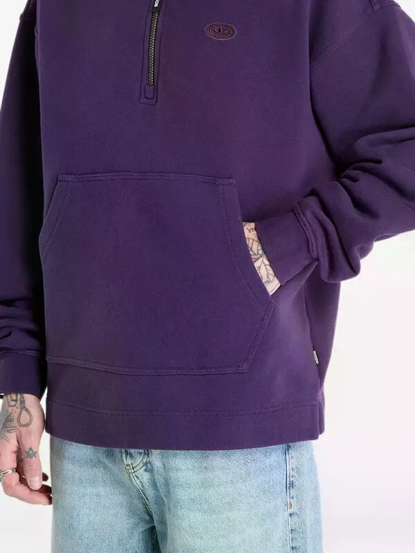Adidas Half-zip Sweatshirt - Purple