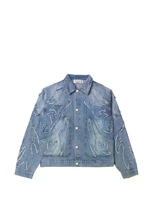 VALE FOREVER Showdown Denim Jacket - Blue