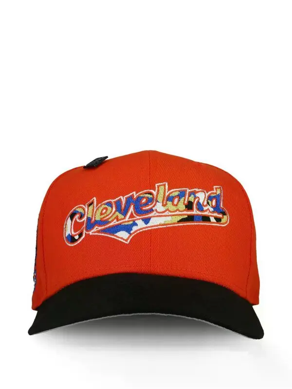 New Era 59fifty Cleveland Indians Jacobs Field Cap - Orange