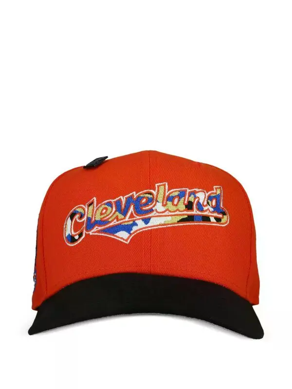 New Era 59fifty Cleveland Indians Jacobs Field Cap - Orange