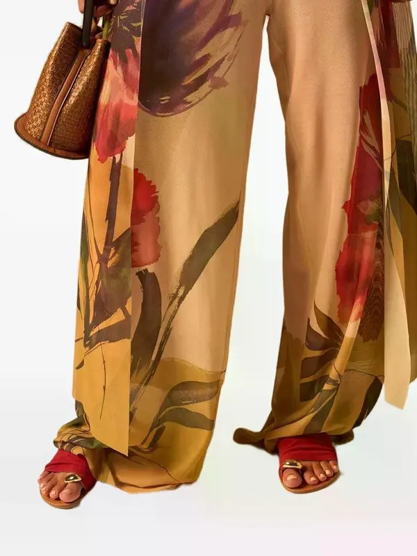 JBQ Floral-print Trousers
