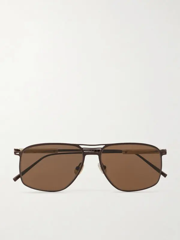 Brunello Cucinelli Aviator-style Sunglasses - Brown