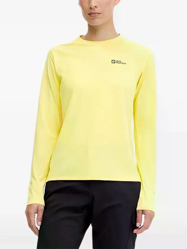JACK WOLFSKIN Long-sleeve T-shirt - Yellow