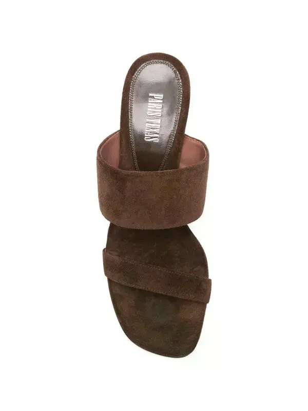 Paris Texas Ava Strap Sandals - Brown