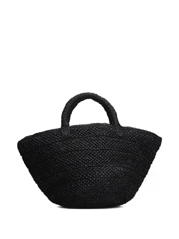 IBELIV Woven Top-handle Tote - Black