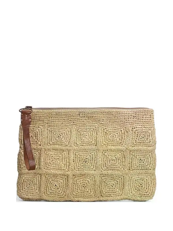 IBELIV Tanala Textured Clutch - Neutrals