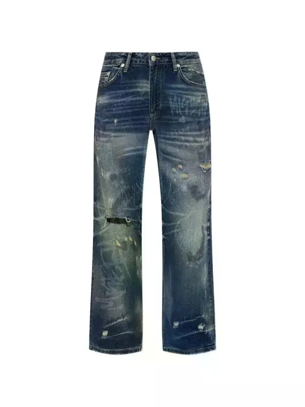 MISBHV Distressed Denim Jeans - Blue