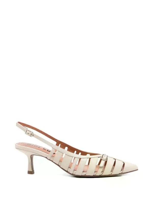 BIBI LOU Pointed-toe Slingback Pumps - Neutrals