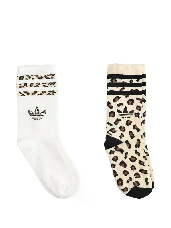 Adidas Logo-detail Socks Set - Neutrals