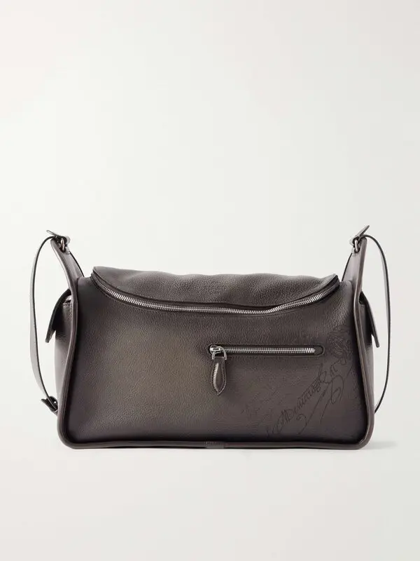 Berluti Periple Leather Weekend Bag - Brown