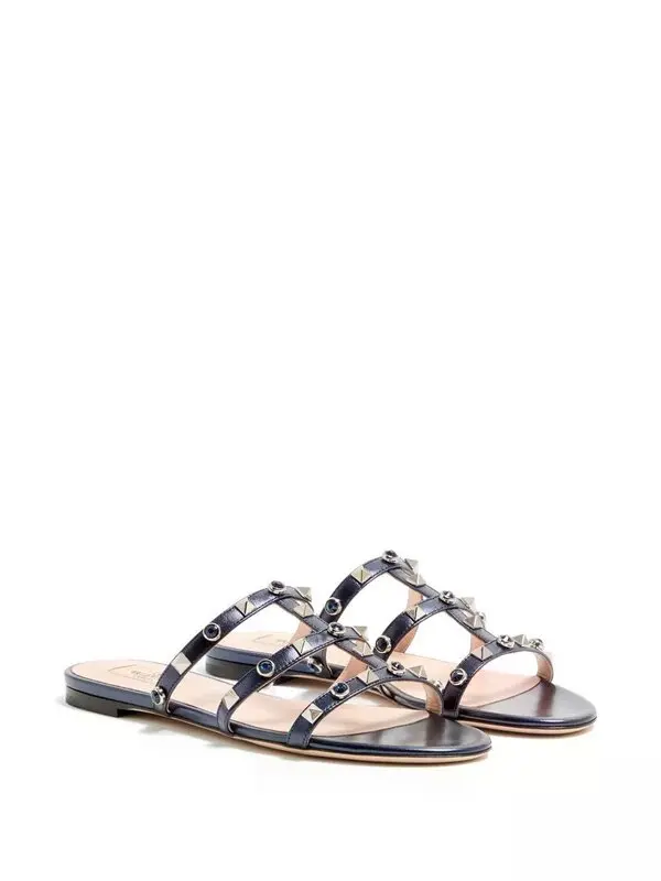 Valentino Garavani Rockstud Caged Sandals - Blue