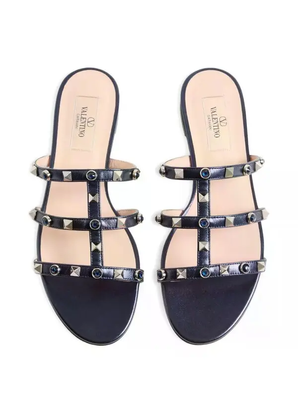 Valentino Garavani Rockstud Caged Sandals - Blue