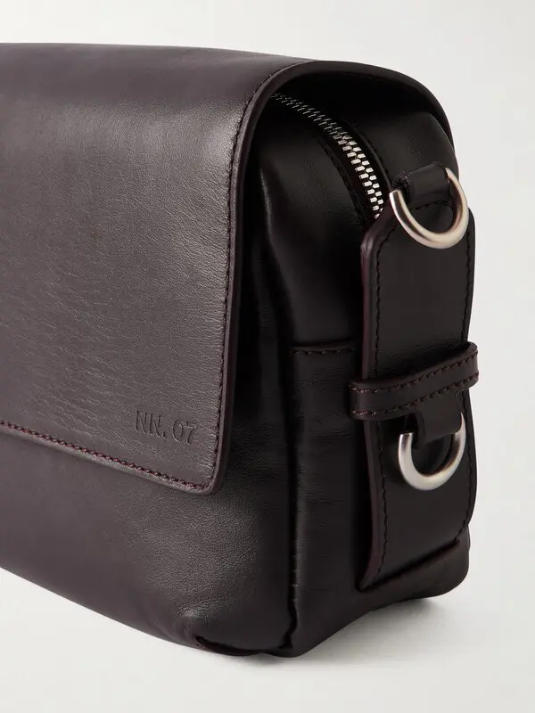 Nn07 Port' Small Leather Messenger Bag