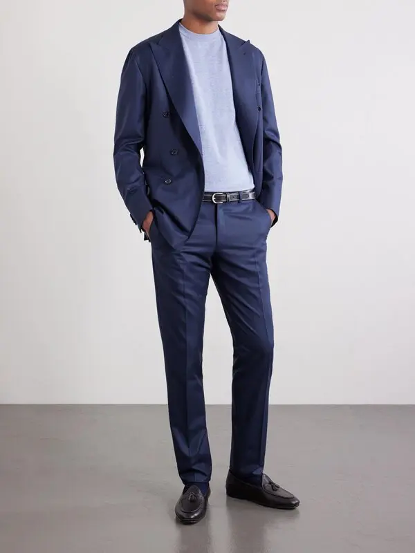 Brioni Straight-leg Wool Trousers