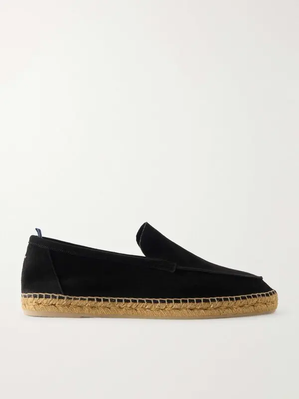 CastaÑer Nino Suede Espadrilles - Black