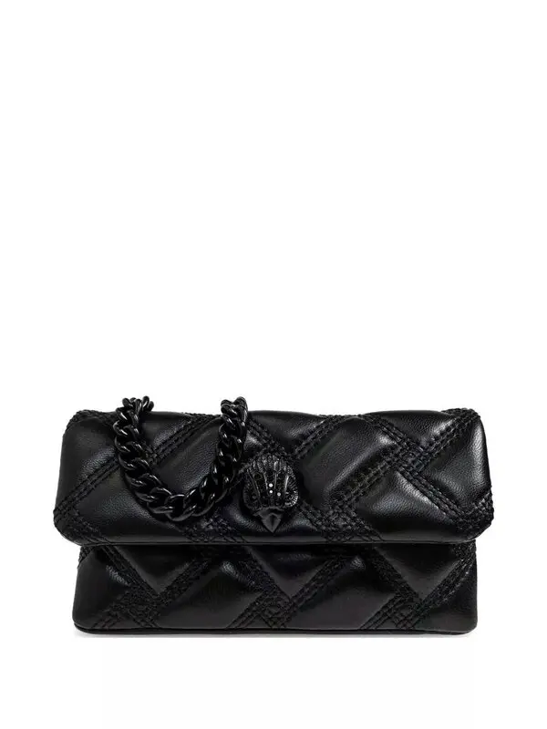 Kurt Geiger Nano Kensington Quilted Shoulder Bag - Black