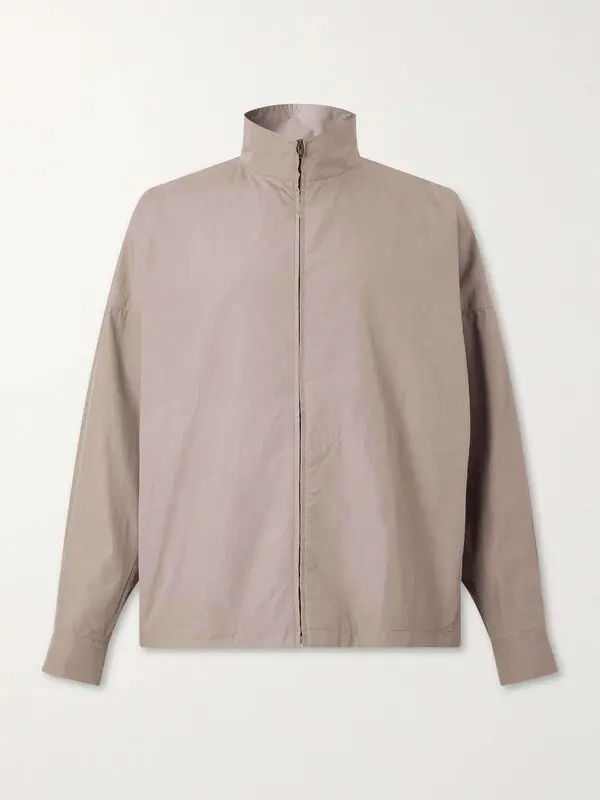 THE ROW Trenton Cotton Blouson Jacket - Beige