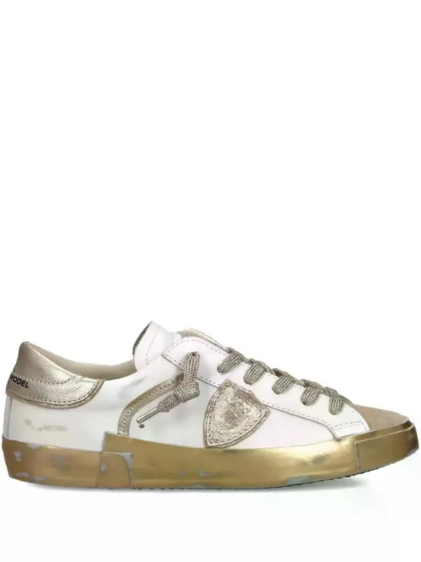 Philippe Model Prsx Panelled Sneakers - White