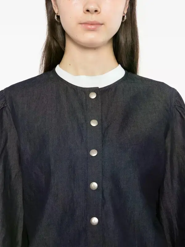 AGNES B. Denim Caraco Jacket
