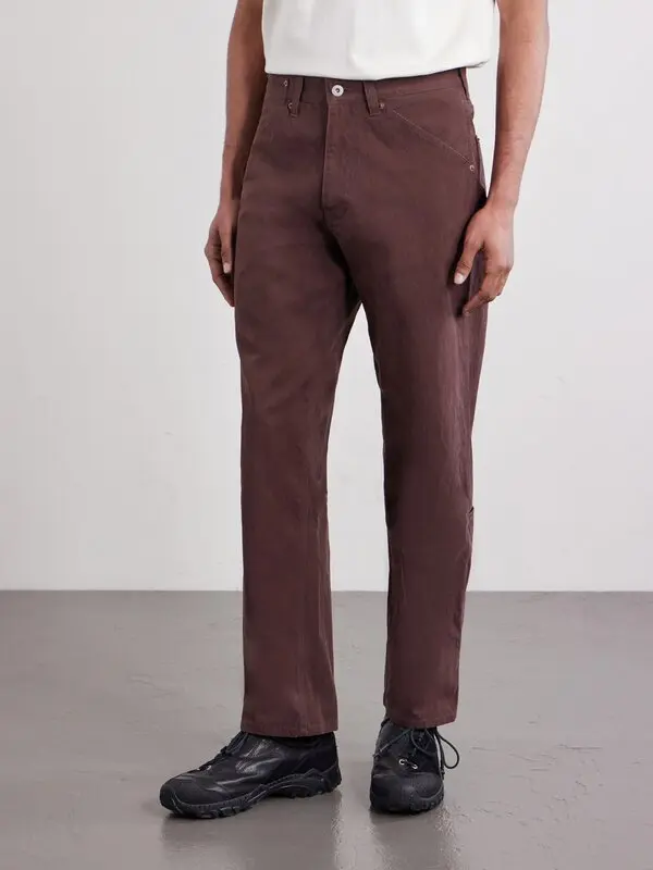FRIZMWORKS Straight-leg Cotton-blend Trousers