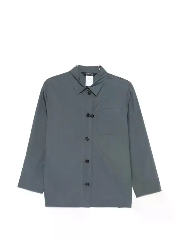 Max Mara Chest-pocket Shirt - Grey