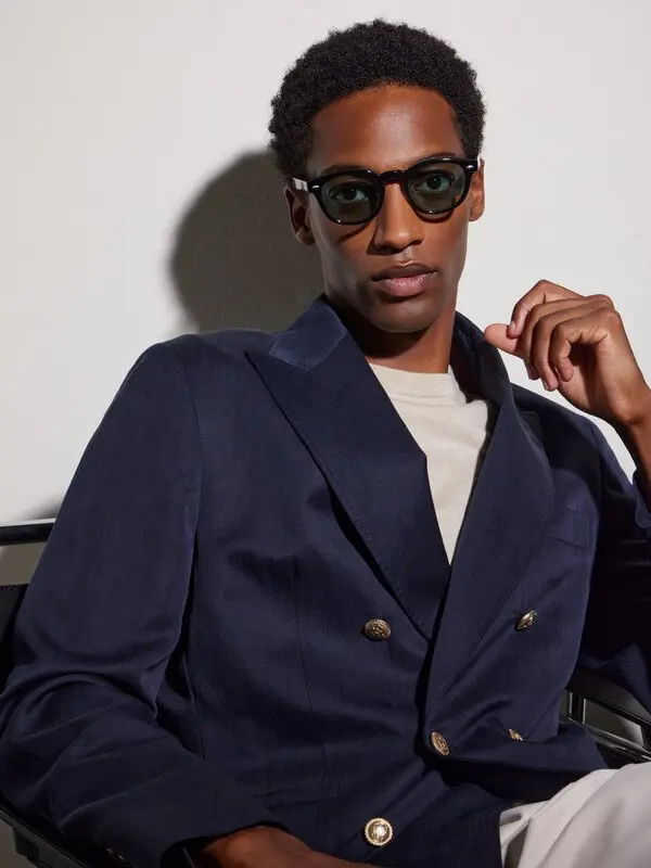 Oliver Spencer Round-frame Acetate Sunglasses