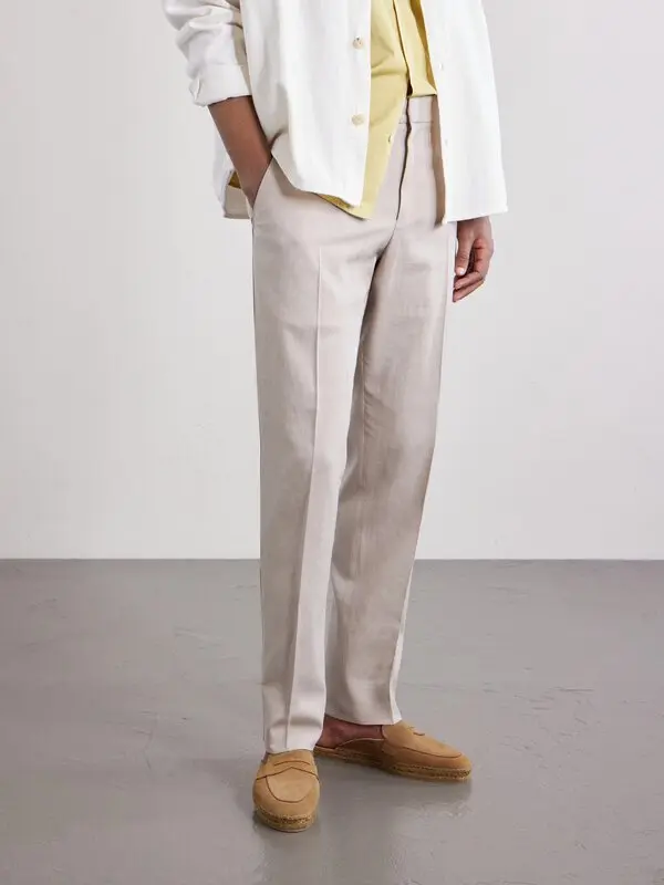 CastaÑer Nando Suede Backless Espadrilles - Neutrals