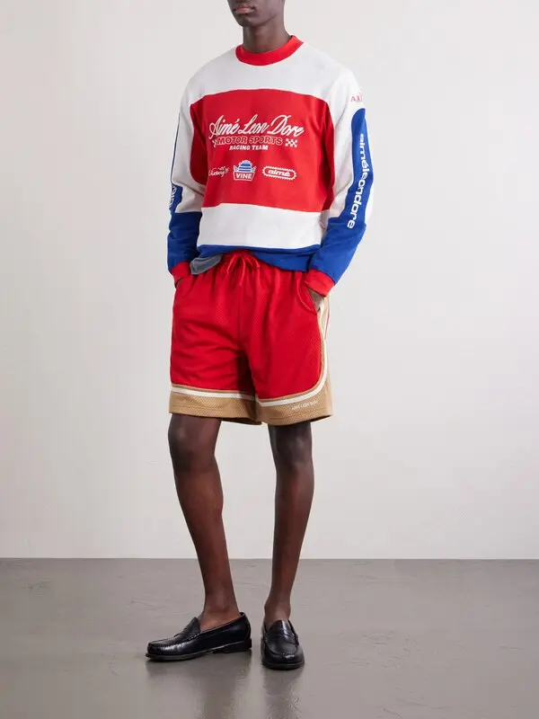 Aimé Leon Dore Motocross Printed Cotton-jersey T-shirt