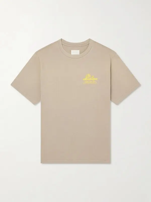Aimé Leon Dore Unisphere Logo-print Cotton-jersey T-shirt