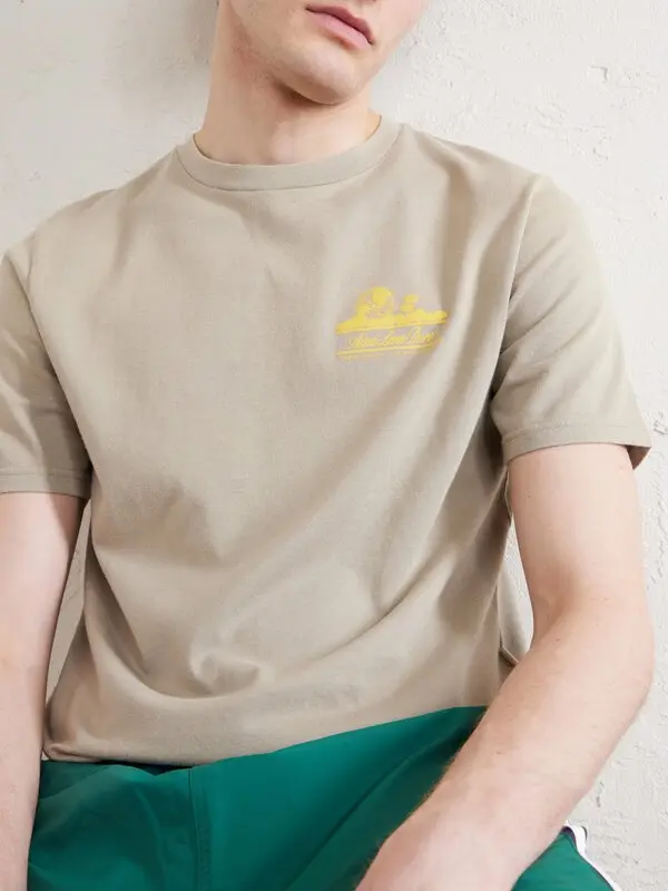 Aimé Leon Dore Unisphere Logo-print Cotton-jersey T-shirt