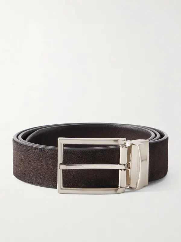 Officine Creative 3.5cm Suede Belt - Brown
