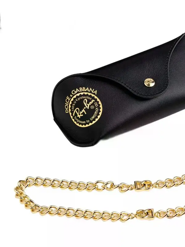 Ray-ban X Dolce & Gabbana Brow-bar Pilot Sunglasses - Gold