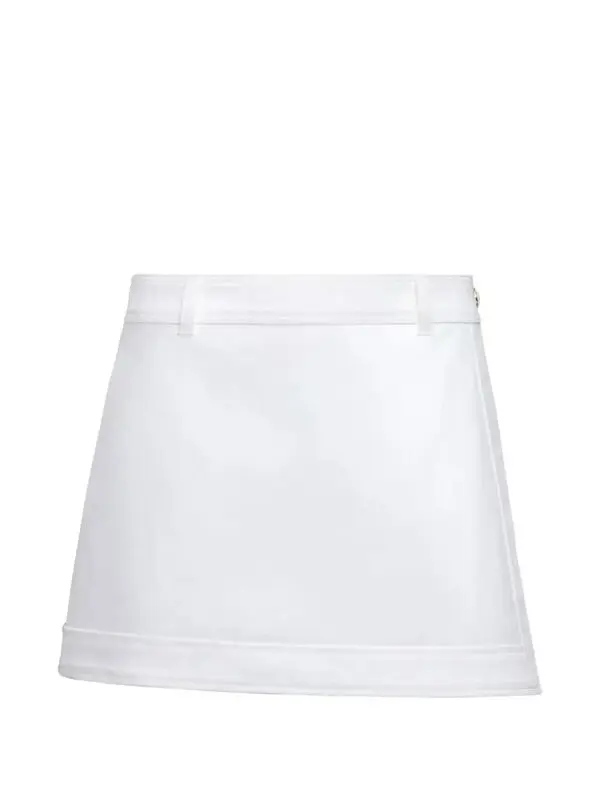 Cinq À Sept Larsa Denim Mini Skort - White