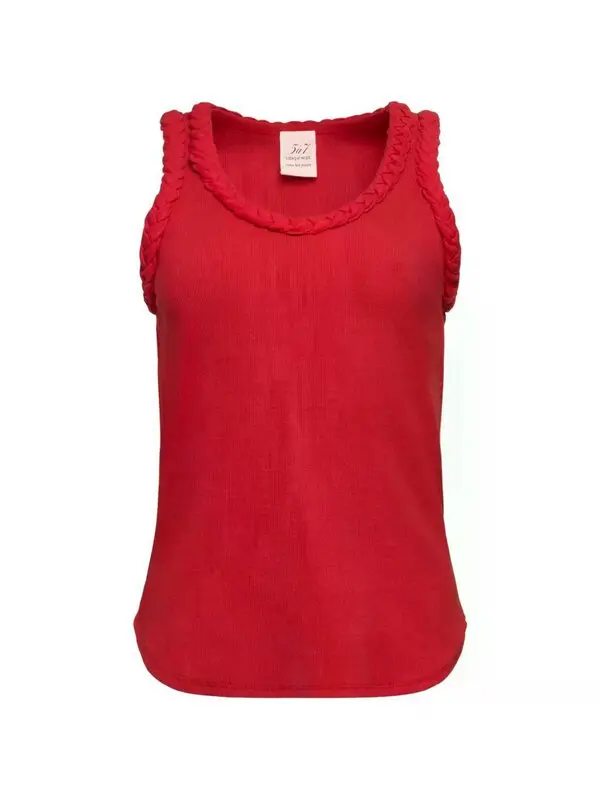 Cinq À Sept Braided Tank Top - Red