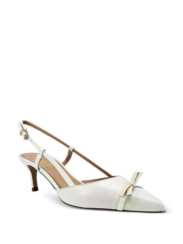 MADISON MAISON Alessia Slingback Pumps - White