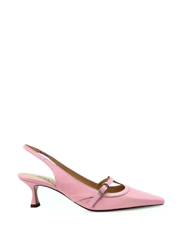 MADISON MAISON Penny Buckle-strap Slingback Pumps - Pink