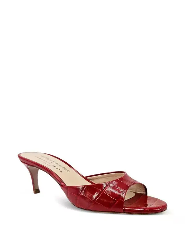 MADISON MAISON Lexis Heeled Sandals - Red