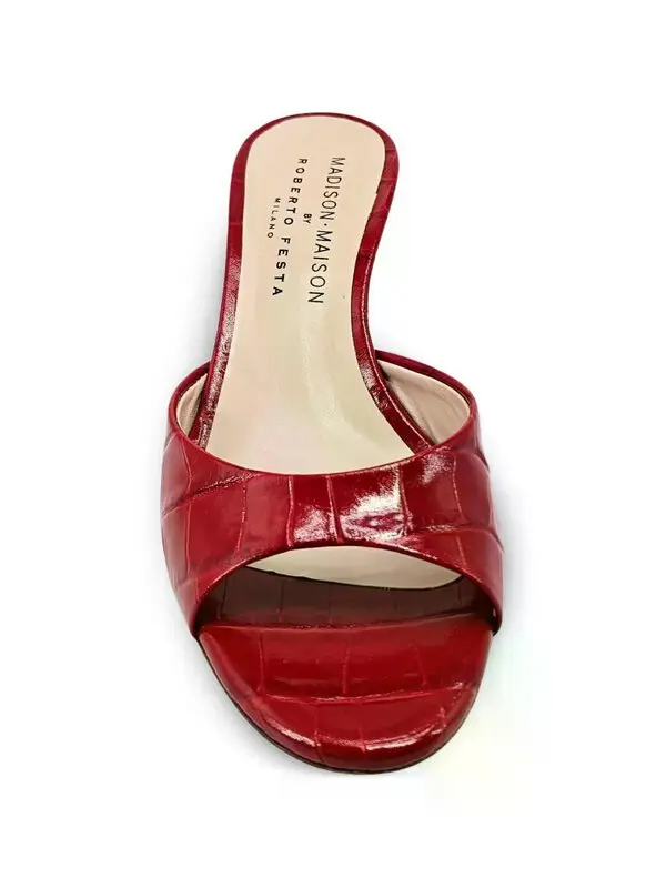 MADISON MAISON Lexis Heeled Sandals - Red