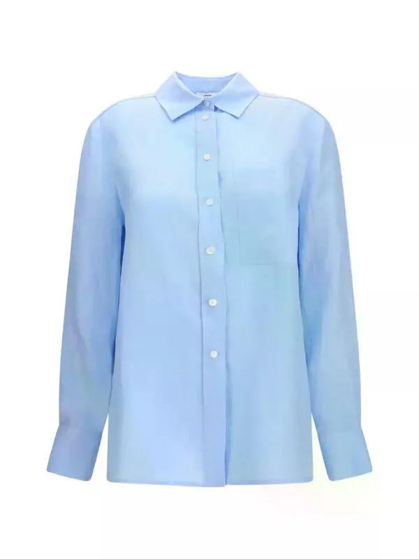 LARDINI Linen Button-up Shirt