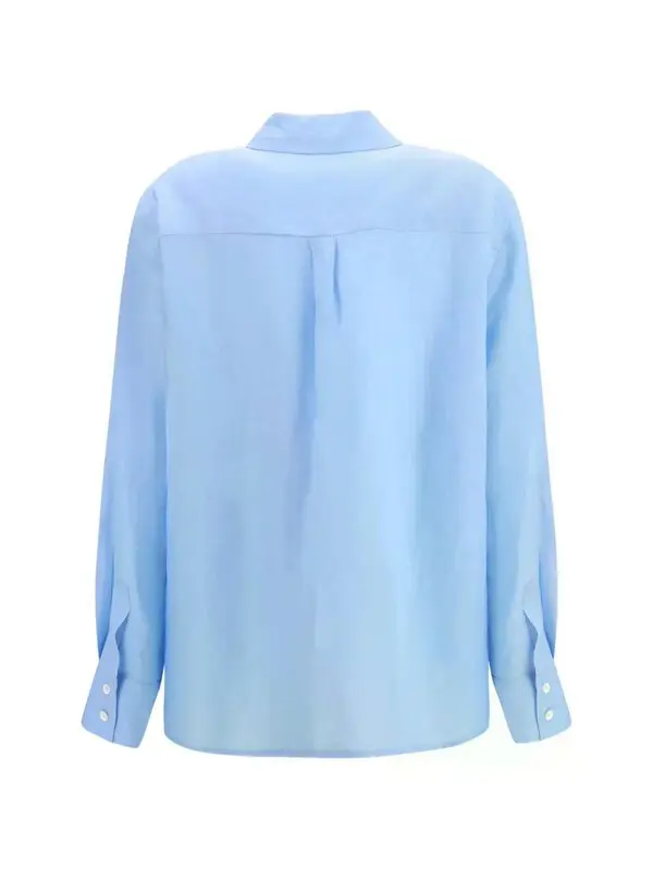 LARDINI Linen Button-up Shirt