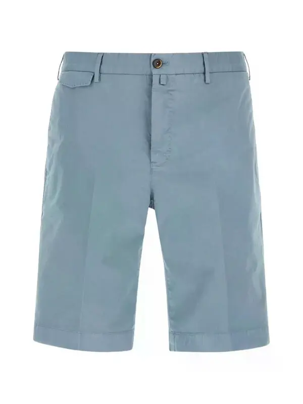PT TORINO Cotton Bermuda Shorts - Blue