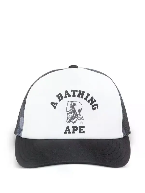 A BATHING APE Camo-print Cap - Black