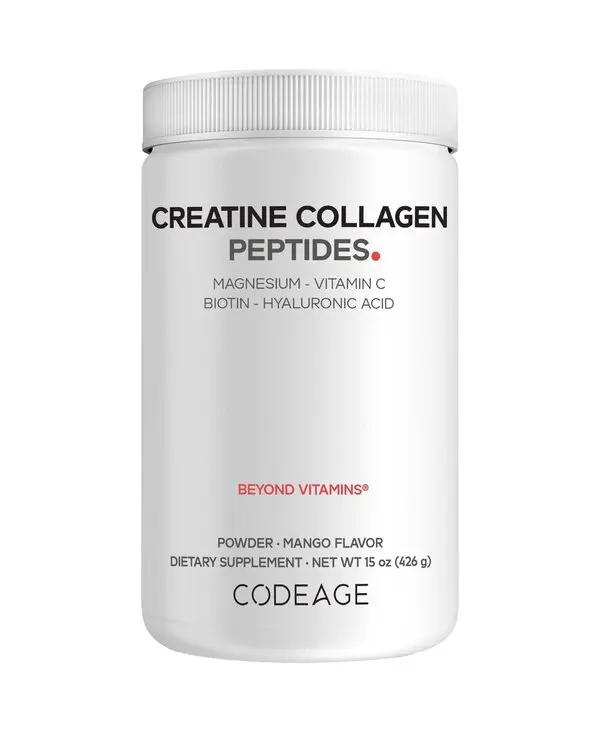 CODEAGE Creatine Collagen Peptides - No Color