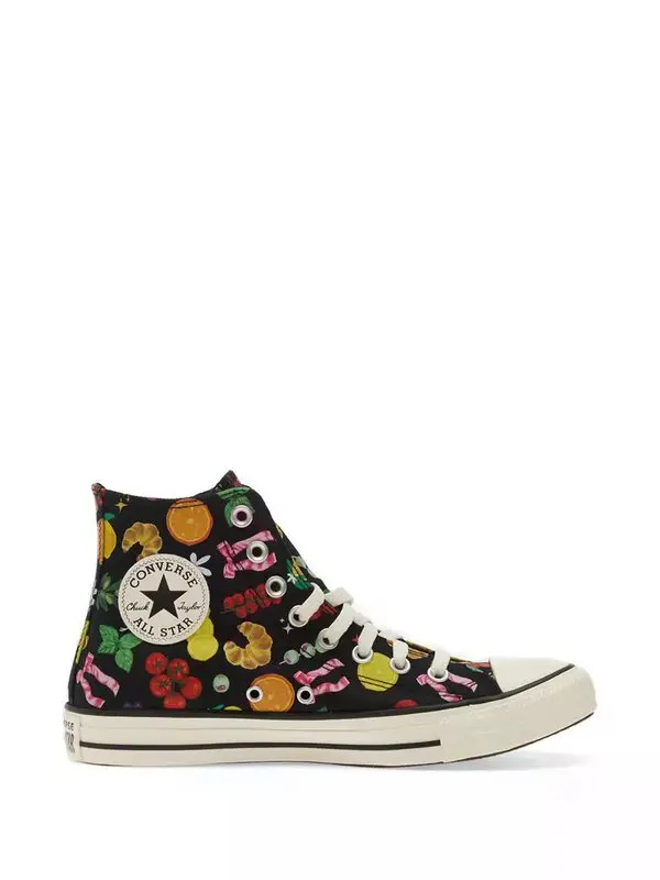 CONVERSE Chuck Taylor All Star Floral-print Sneakers - Black