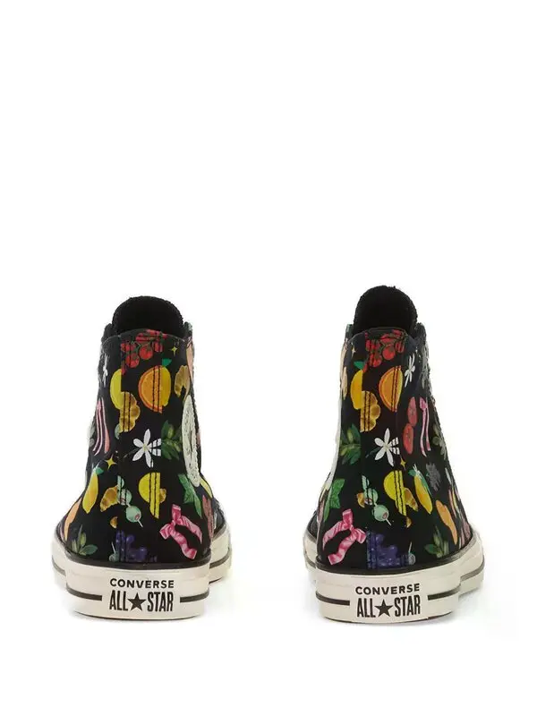 CONVERSE Chuck Taylor All Star Floral-print Sneakers - Black