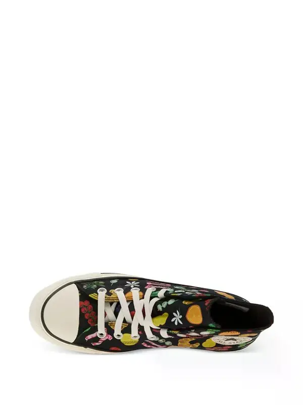 CONVERSE Chuck Taylor All Star Floral-print Sneakers - Black