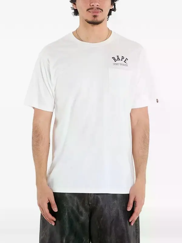 A BATHING APE Pocket Short-sleeve T-shirt - White