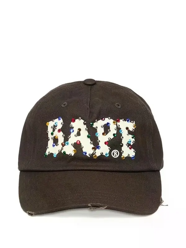 A BATHING APE Color Stone Panel Cap - Brown