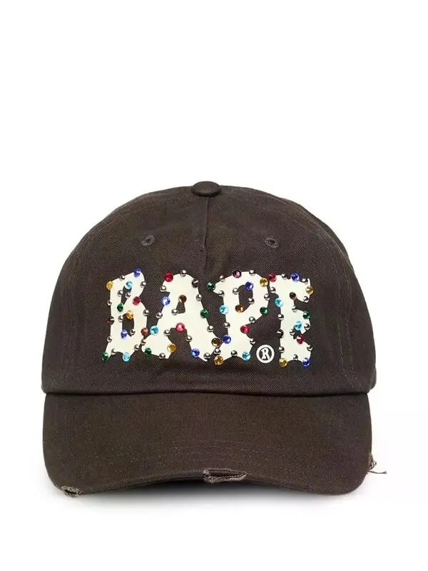 A BATHING APE Color Stone Panel Cap - Brown