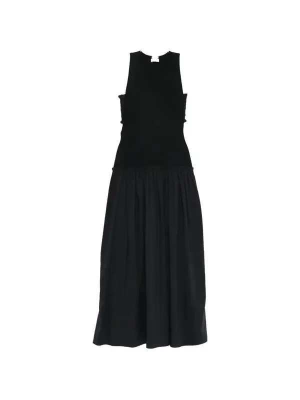 Liu Jo Ribbed-knit Sleeveless Maxi Dress - Black
